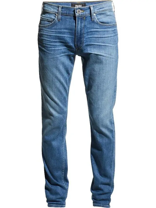 Paige Lennox Stretch Slim-fit Jeans - Medium Blue