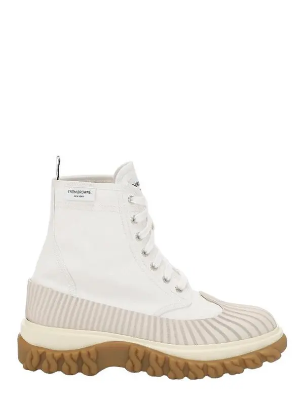 Thom Browne Chelsea Duck Boots - White