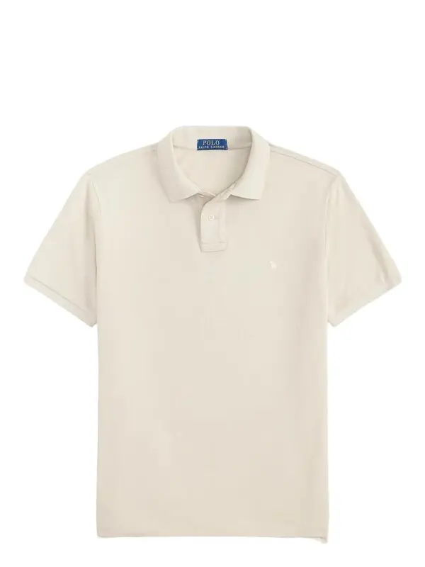 Polo Ralph Lauren Cotton Mesh Polo Shirt - Classic Stone