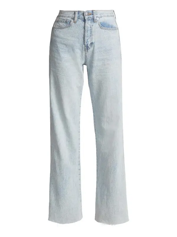 Veronica Beard Taylor High-rise Wide-leg Jeans - Blue