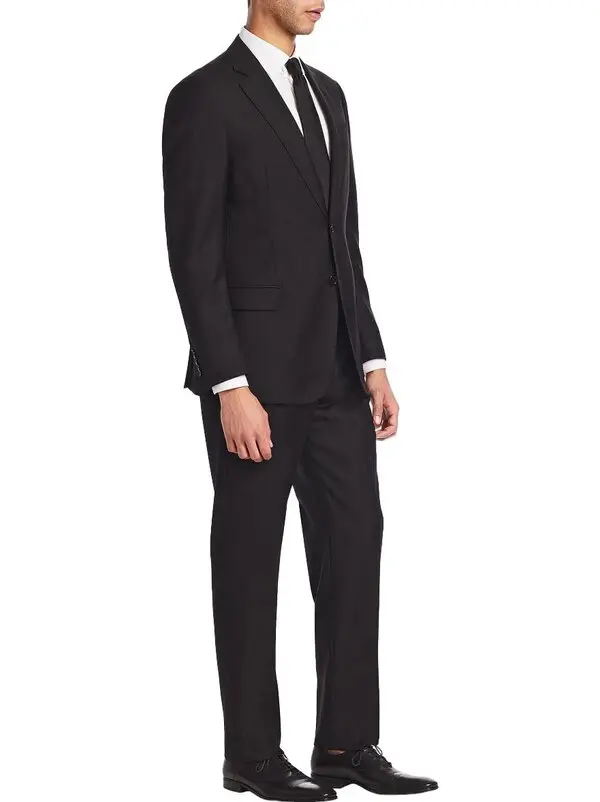 Emporio Armani G-line Super 130s Wool Two-button Slim-fit Suit - Black