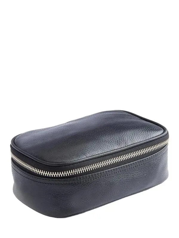ROYCE NEW YORK Zippered Travel Tech Organizer Case - Black