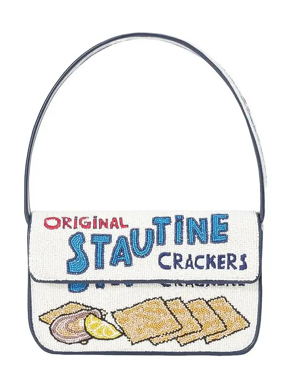 Staud Tommy Beaded Shoulder Bag - Stautines