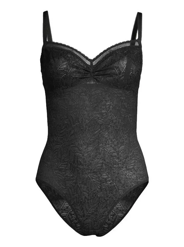 Simone Perele Comete Mesh Bodysuit - Black