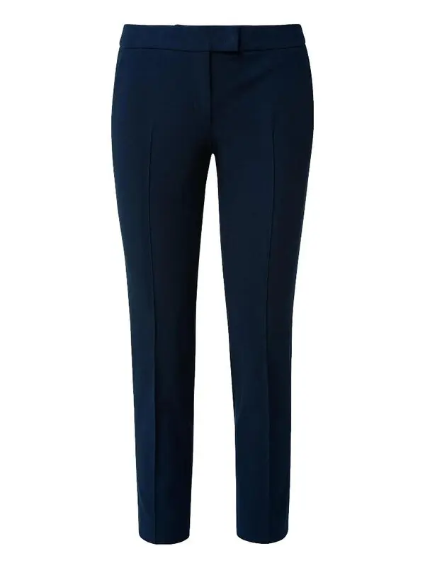 Akris Frankie Cropped Pants - Navy