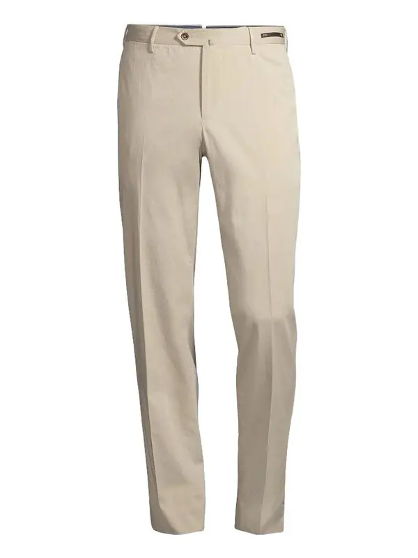PT TORINO Slim-fit Silk-blend Silkochino Trousers - Sand