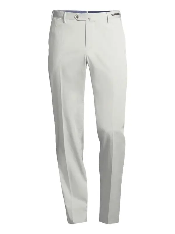 PT TORINO Slim-fit Silk-blend Silkochino Trousers - Stone