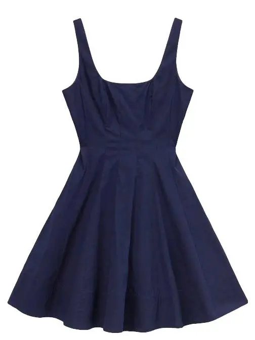 Staud Wells Mini Dress - Navy
