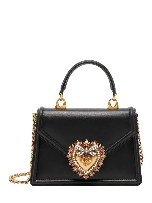 Dolce & Gabbana Devotion Top Handle Bag - Black