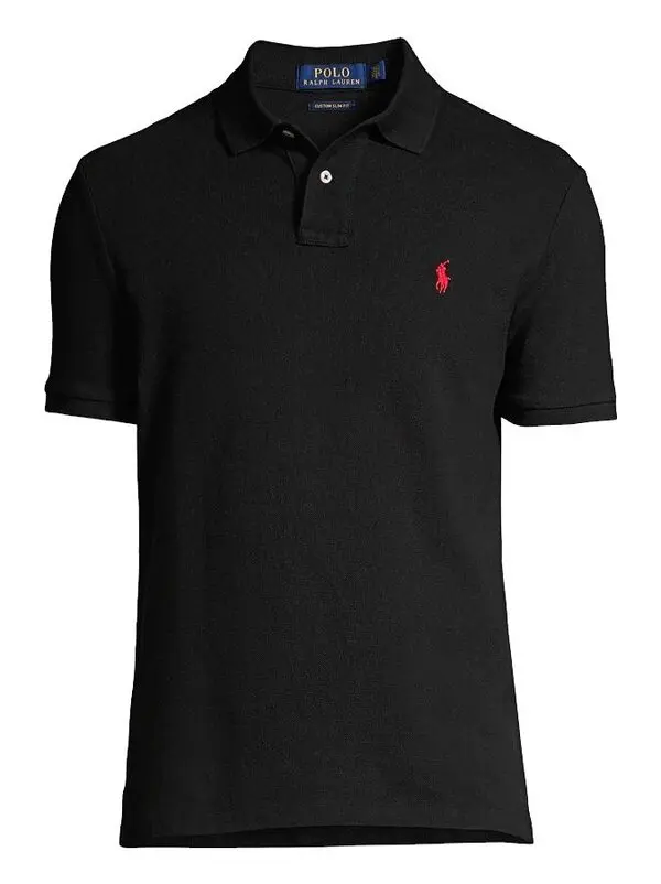 Polo Ralph Lauren Mesh Classic-fit Polo Shirt - Black