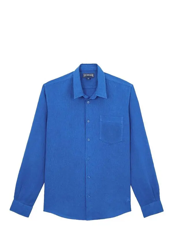 Vilebrequin Long-sleeve Linen Shirt - Marrakech