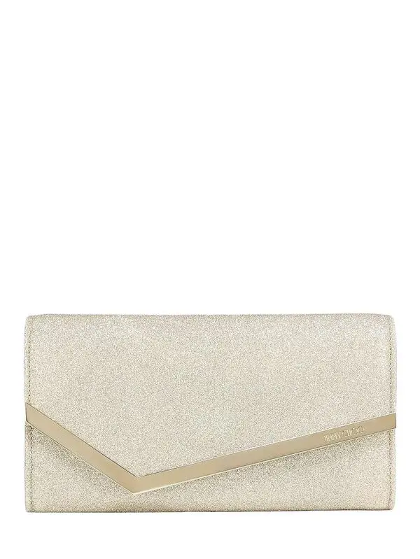JIMMY CHOO Emmie Clutch - Platinum