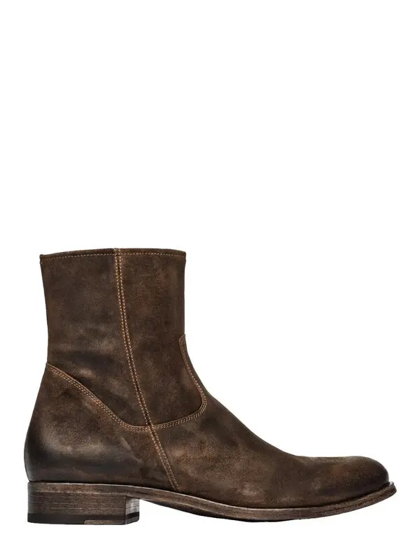 To Boot New York Belvedere Suede Leather Boots - Hunter
