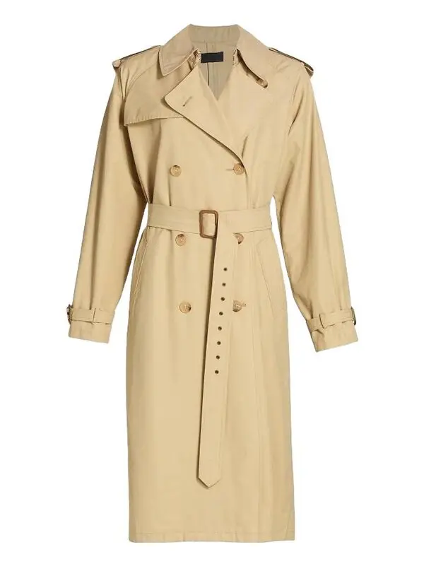 NILI LOTAN Tanner Trench Coat - Khaki