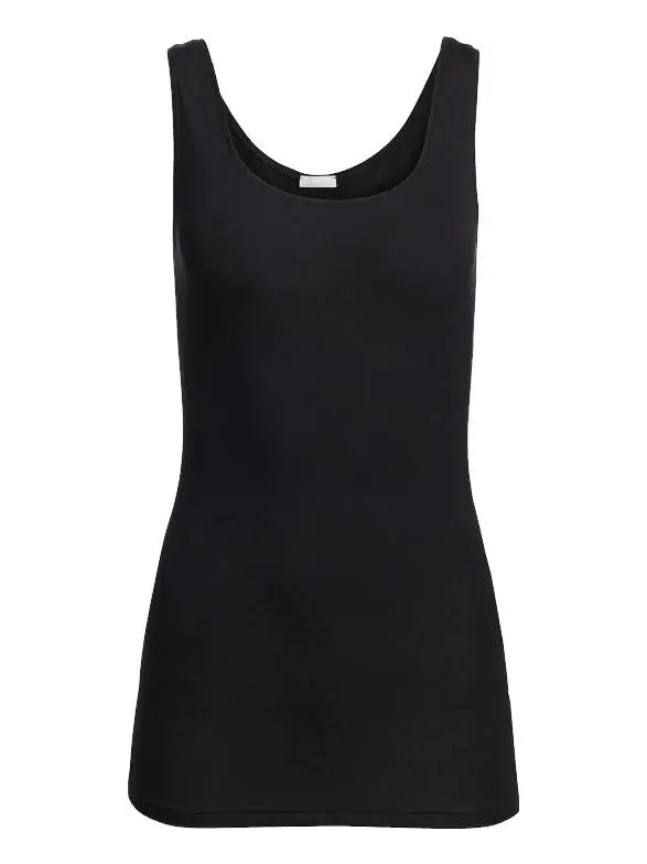 Hanro Soft Touch Tank Top - Black