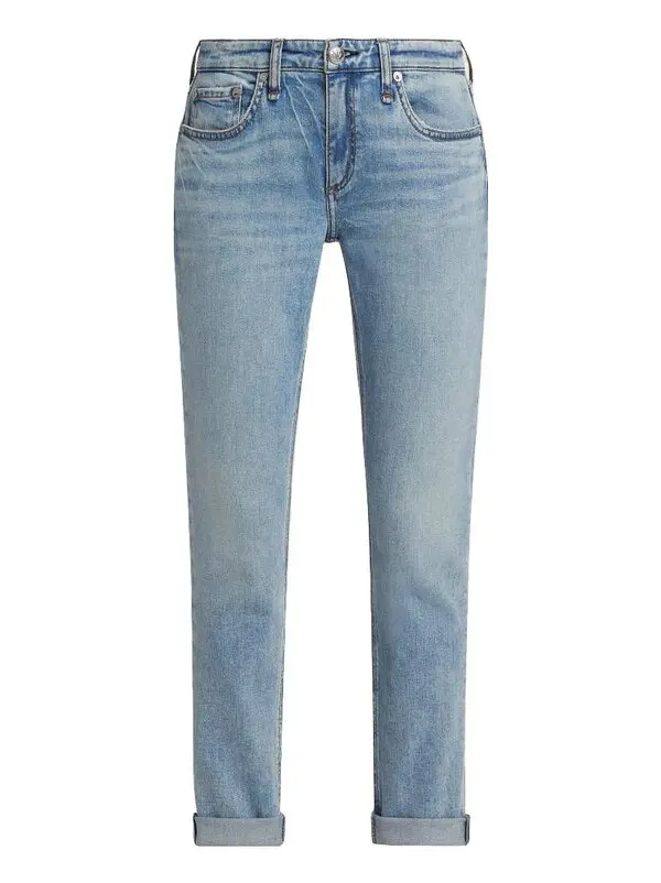 Rag & Bone Dre Low-rise Slim Boyfriend Jeans - Daphne