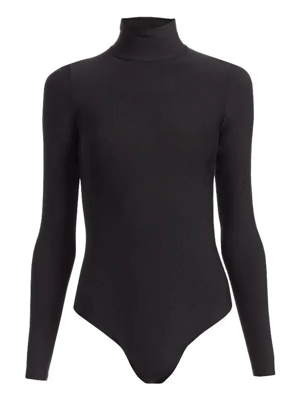 Commando Butter Turtleneck Bodysuit - Black