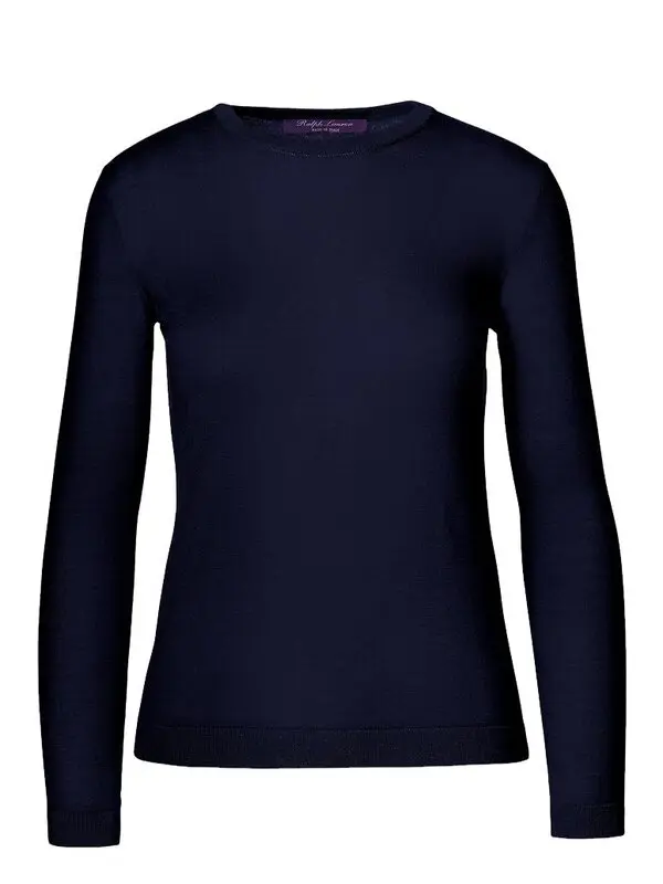 Ralph Lauren Cashmere Crewneck Sweater - Lux Navy