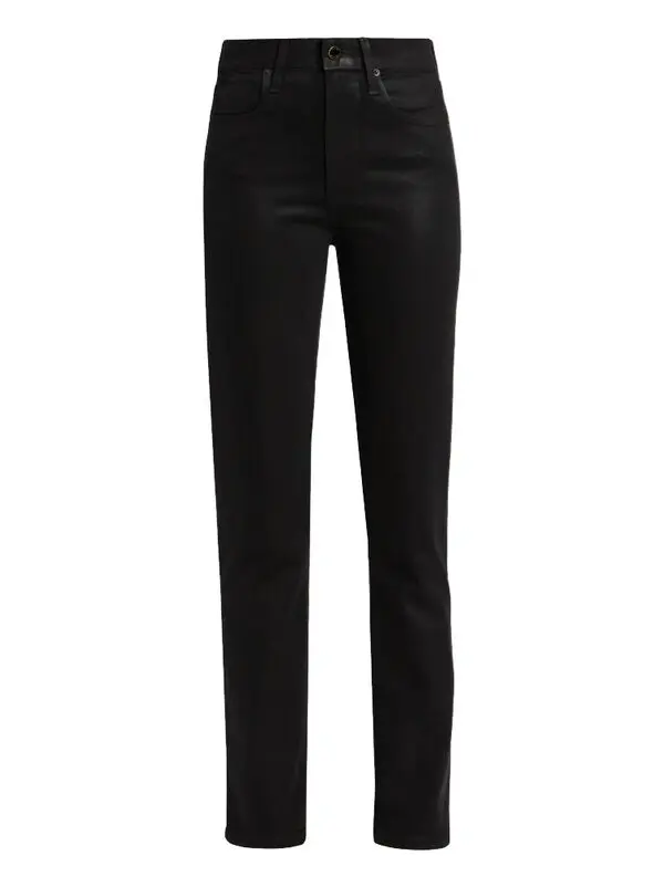 LE JEAN Lara Stretch Slim-fit Anks - Black Coated