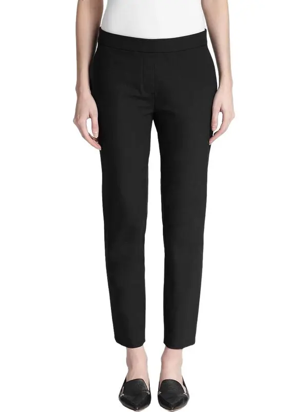Theory Thaniel Twill Slim-fit Crop Pants - Black