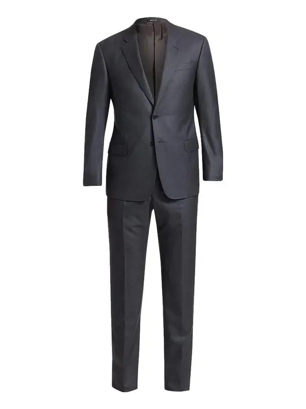 Giorgio Armani Wool Suit - Solid Dark