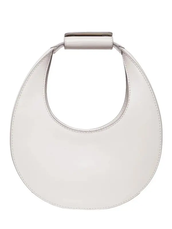 Staud Mini Moon Leather Hobo Bag - Tan