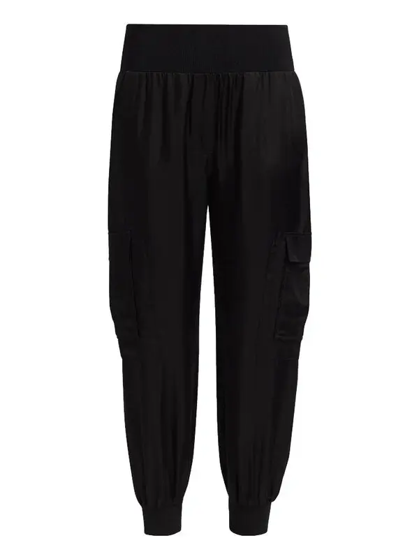 Cinq À Sept Giles Twill Cargo Joggers - Black