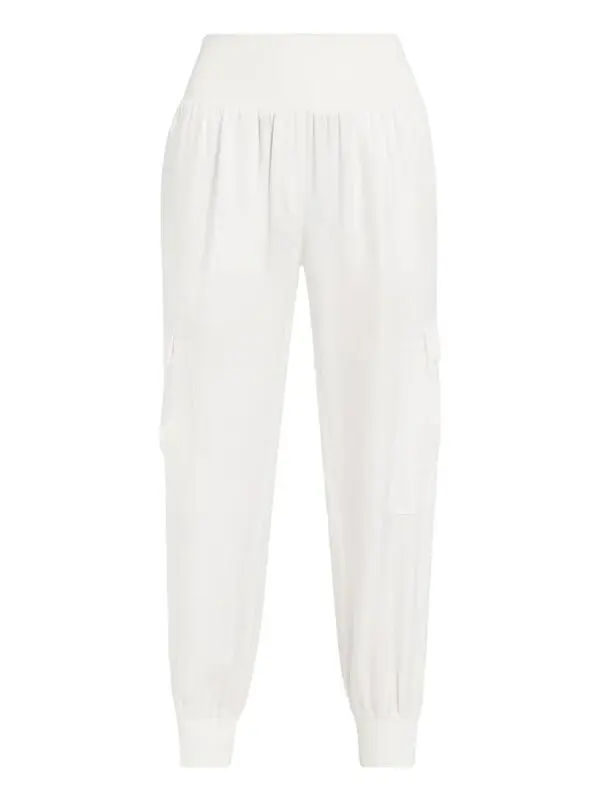 Cinq À Sept Giles Twill Cargo Joggers - Ivory
