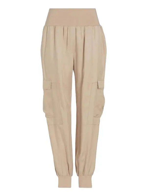Cinq À Sept Giles Twill Cargo Joggers - Khaki