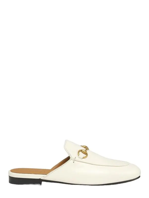 Gucci Princetown Leather Slipper - White
