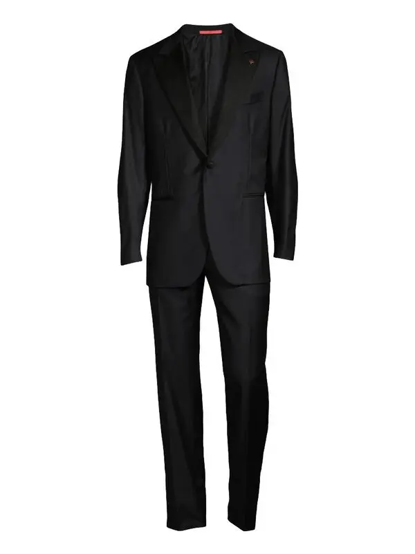 Isaia Sanita Two-button Wool Tuxedo - Navy