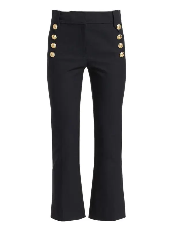 Derek Lam 10 Crosby Robertson Crop Flare Pants - Midnight