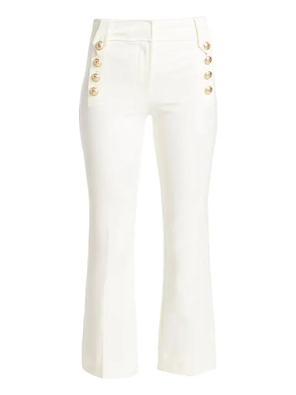 Derek Lam 10 Crosby Robertson Crop Flare Pants - White