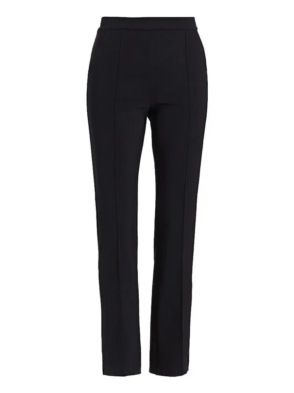 Chiara Boni La Petite Robe Nuccia Stretch Jersey Crop Pants - Black