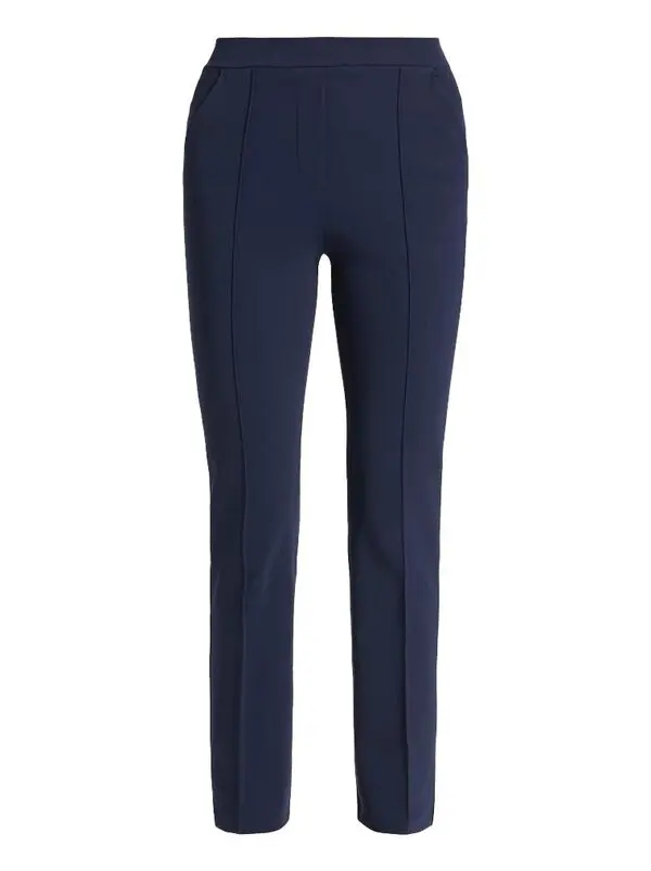 Chiara Boni La Petite Robe Nuccia Stretch Jersey Crop Pants - Navy