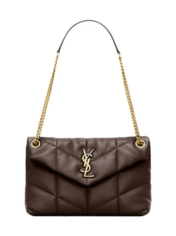 Saint Laurent Puffer Shoulder Bag - Arabica