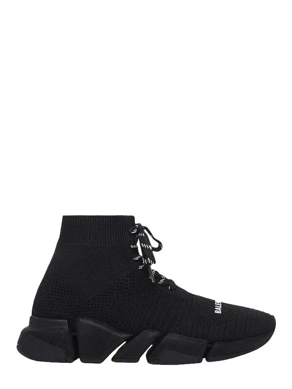 Balenciaga Speed 2.0 Lace-up Sneakers - Black