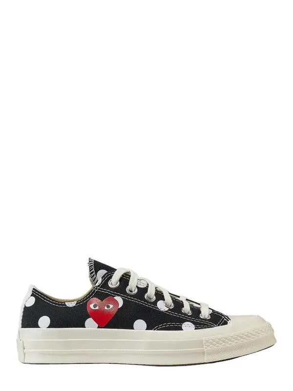 Play Comme Des Garcon Cdg Play X Converse 's Chuck Taylor All Star Polka Dot Low-top Sneakers - Black