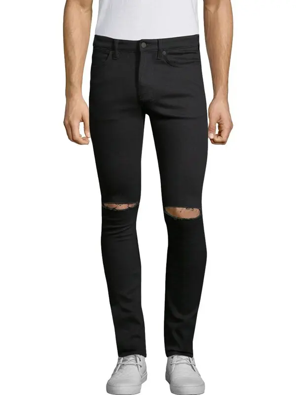 Ksubi Van Winkle Slice Skinny-fit Jeans - Black