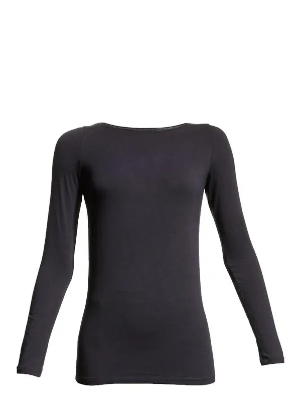 Majestic Filatures Soft Touch Long-sleeve Top - Navy