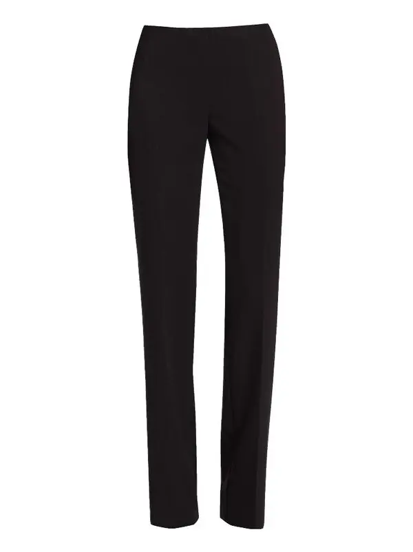 Akris Carole Double-face Wool Pants - Black
