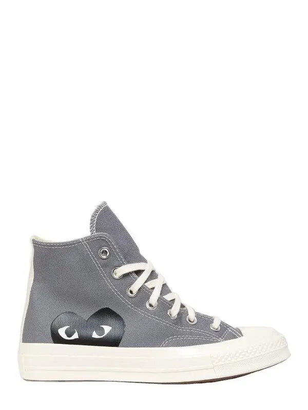 Play Comme Des Garcon Cdg Play X Converse 's Chuck Taylor All Star Peek-a-boo High-top Sneakers - Grey