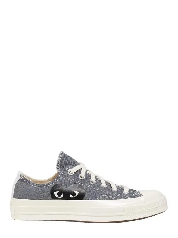 Play Comme Des Garcon Cdg Play X Converse 's Chuck Taylor All Star Peek-a-boo Low-top Sneakers - Grey