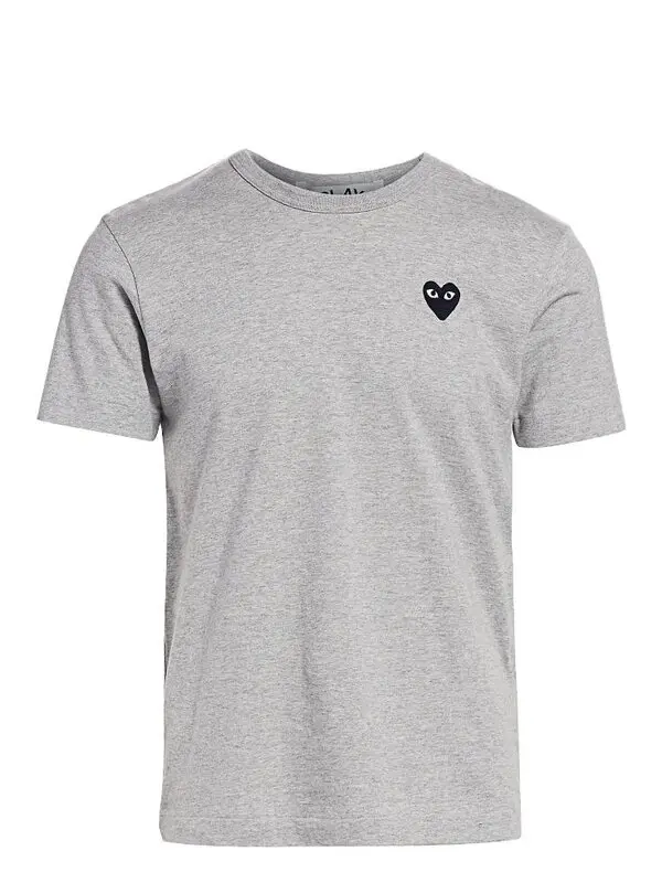 Play Comme Des Garcon Short Sleeve Tee - Grey