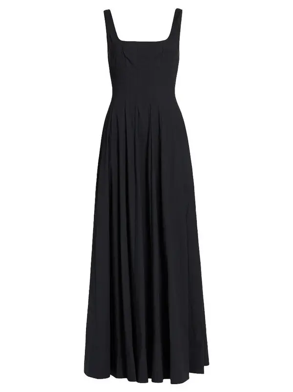 Staud Wells Maxi Dress - Black