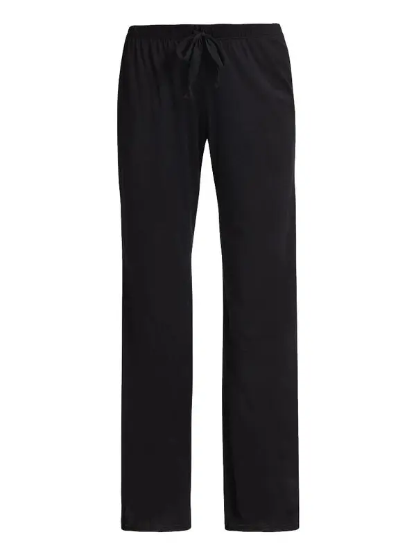 Hanro Cotton Deluxe Lounge Pants - Black