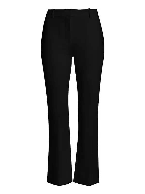 Derek Lam 10 Crosby Crosby Crop Flare Pants - Black