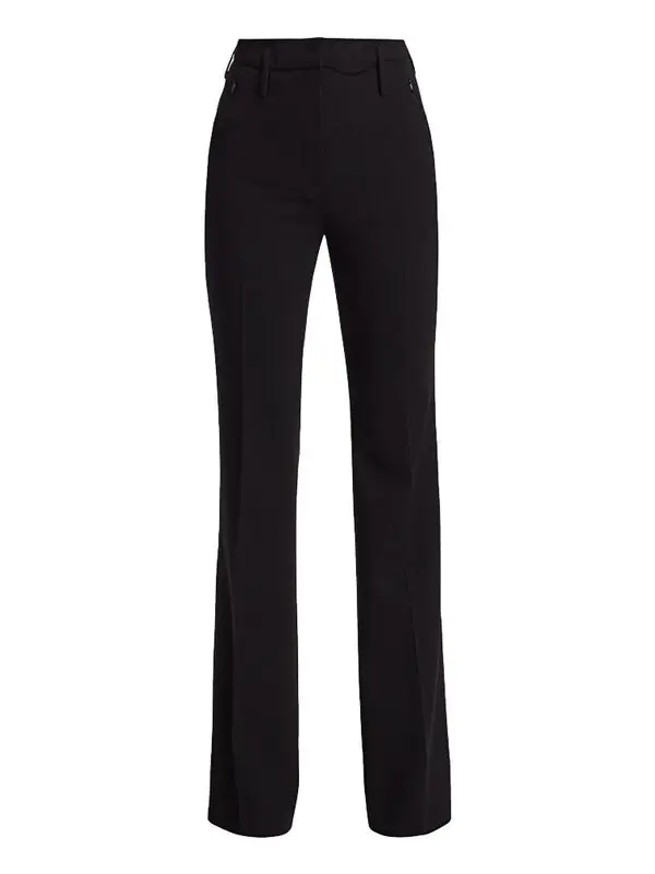Akris Farrah Stretch-wool Pants - Black