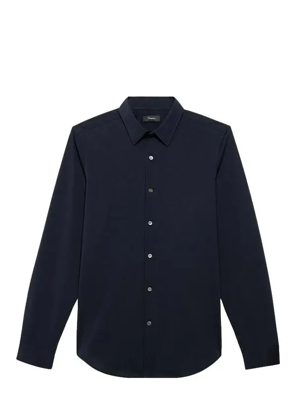 Theory Sylvain Structure Knit Shirt - Eclipse