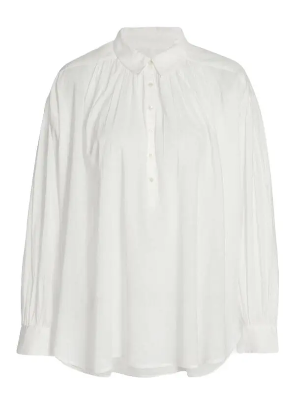 NILI LOTAN Miles Pullover Blouse - Ivory